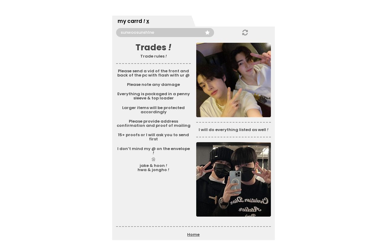 sunwoosunsh1ne trade rules